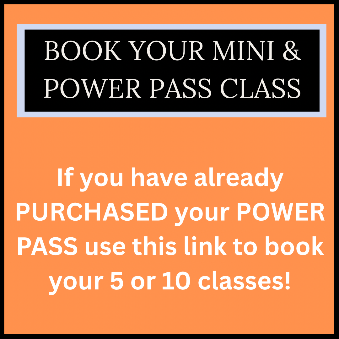 BOOK YOUR MINI & POWER CLASSES! – NINIROBSON
